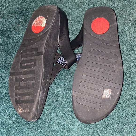 Fitflop | Shoes | Fitflop Black Sandal 8w | Poshmark